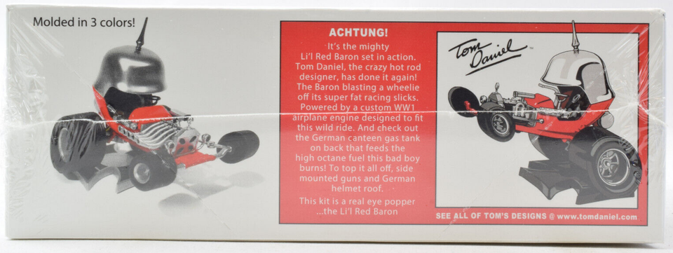 Atlantis Tom Daniel Lil Red Baron Show Rod 1:32 Snap Together Model Kit ...