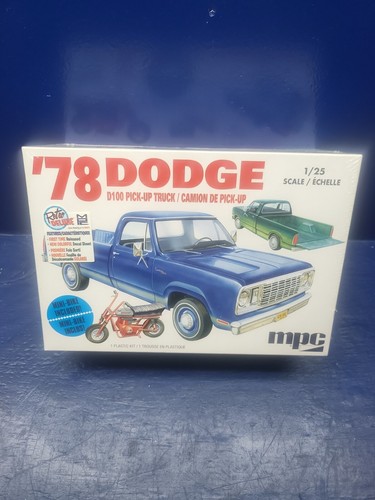 MPC '78 Dodge D100 Pickup Truck 1:25 Scale Plastic Model Kit 901 ...