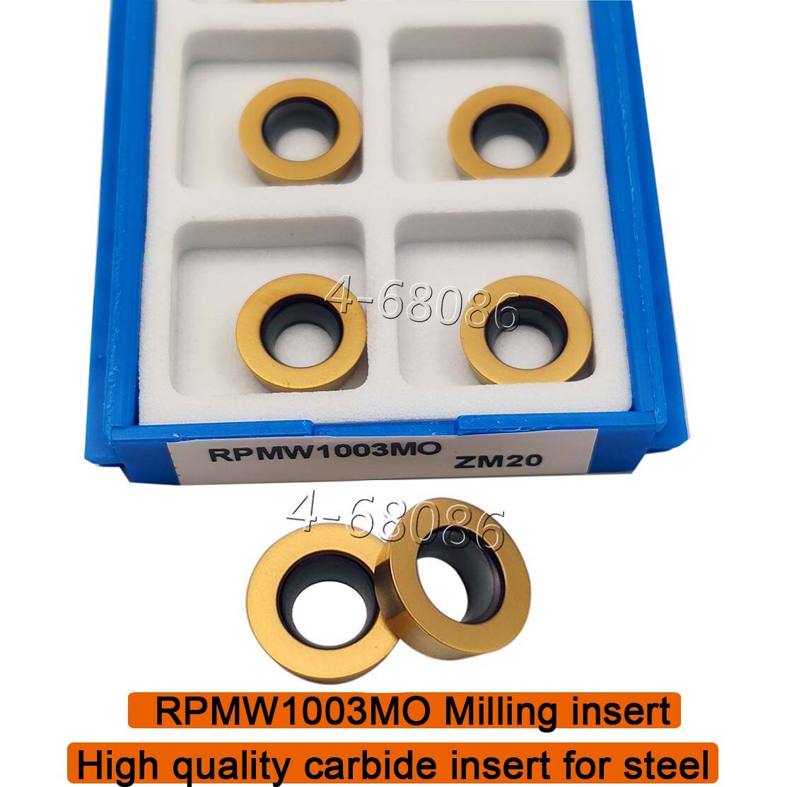 RPMW1003MO R5 RPMT10 Round blade Lathe Milling insert Carbide insert ...