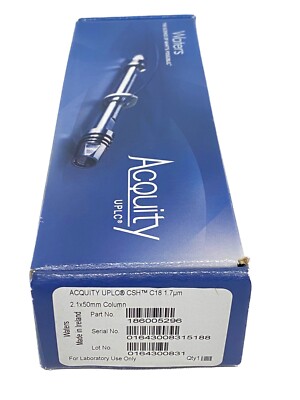 WATERS ACQUITY UPLC CSH C18 Chromatography Column 2.1x50mm 130Å 1.7 µm ...