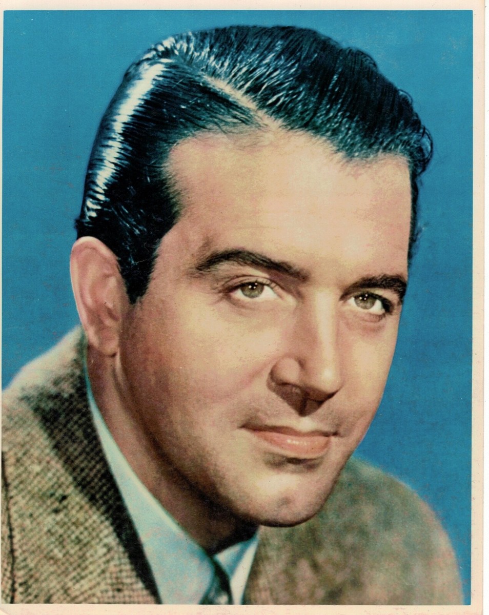 Ator John Payne 1953 Press Photo Actor John Payne & Fiancee Sandra