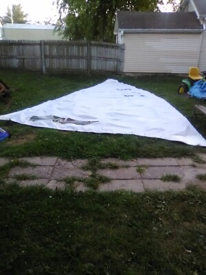 Large North Sails Mainsail for Sailboat Luff 24',5" Leech 29' Foot 15 ...