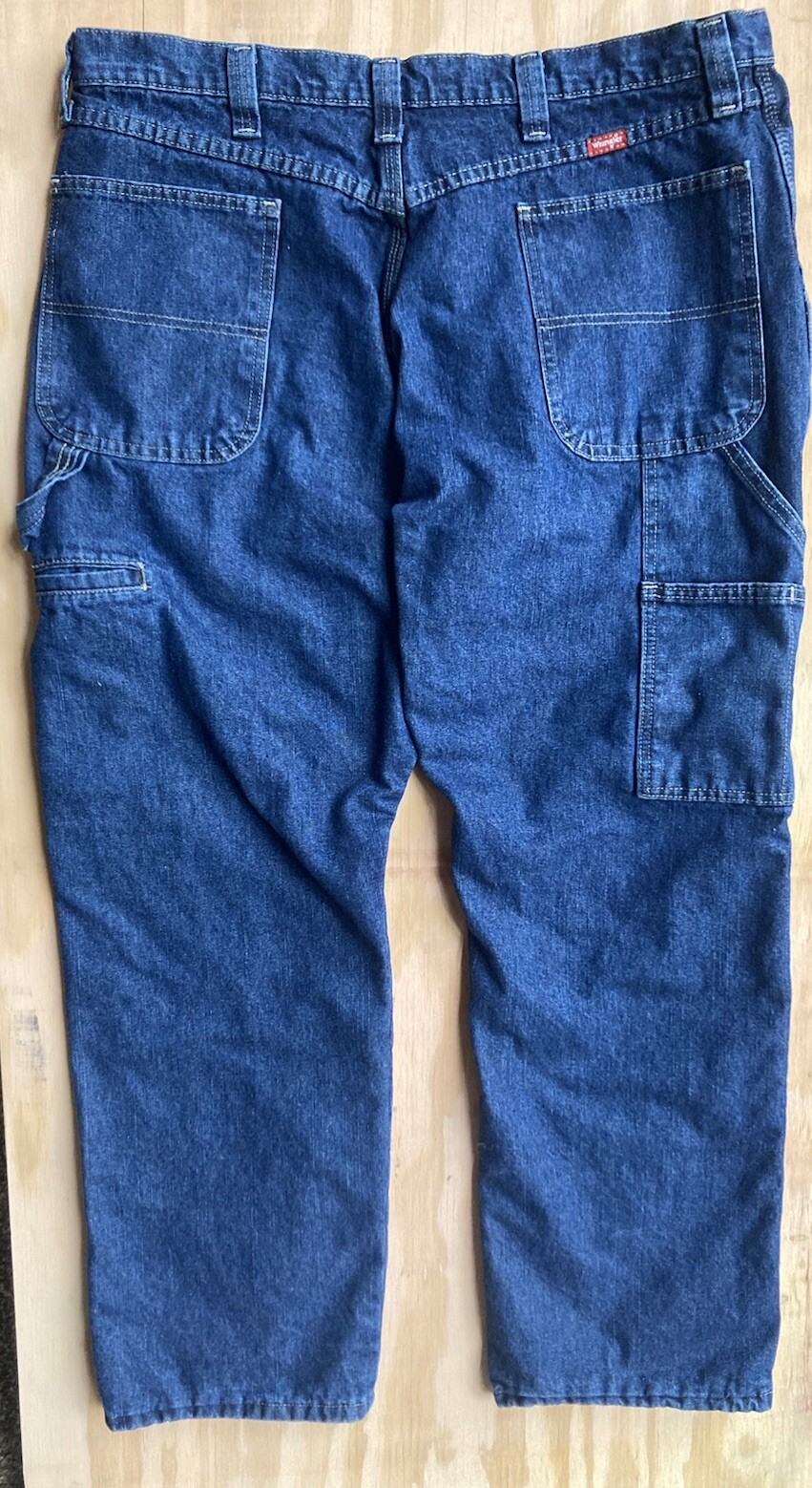 Wrangler Fleece Lined Carpenter Pants Thermal Insulated Jeans Mens SZ ...