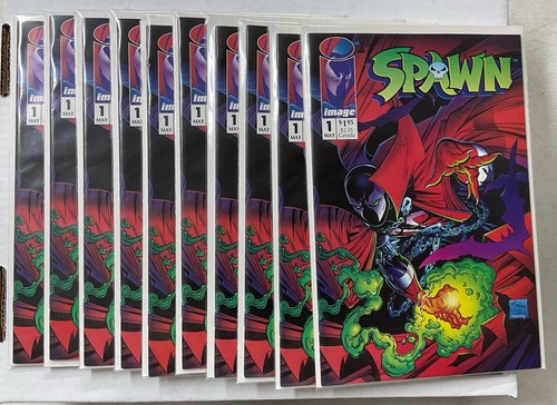 SPAWN #1 Warehouse Store Find of (10) Image Comics Lot HI GRADE Avg NM+ 🔥 | eBay