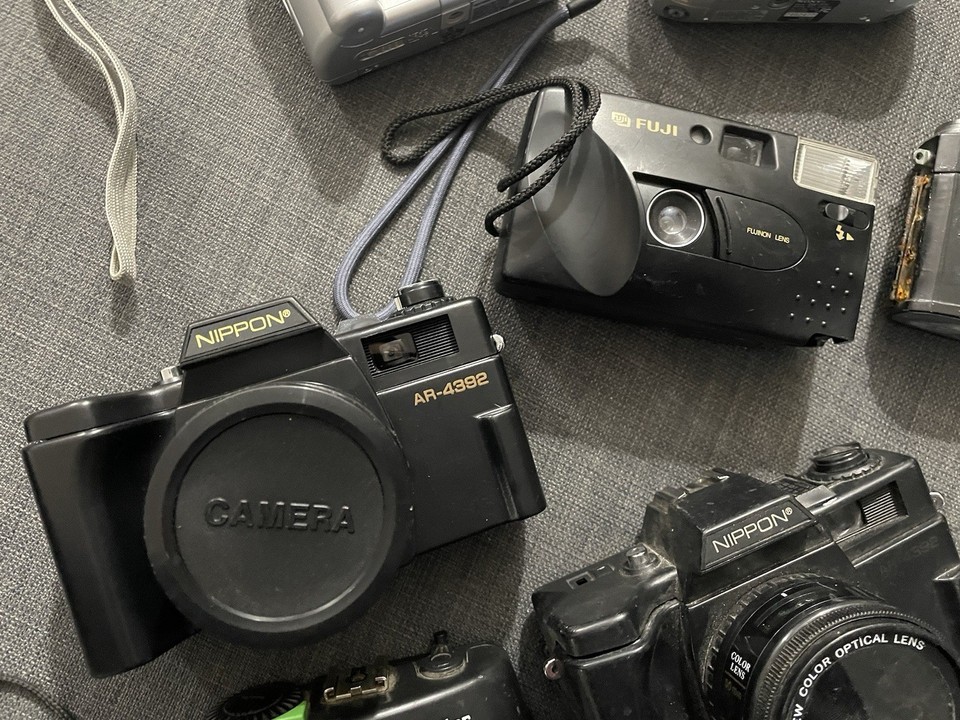Lot Of Vintage Cameras Untested For Parts Or Repair Props Decor | eBay