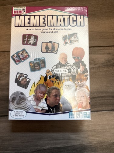 Meme Match Game New Concentration Memory 2 to 8 Players Ages 12 & Up ...