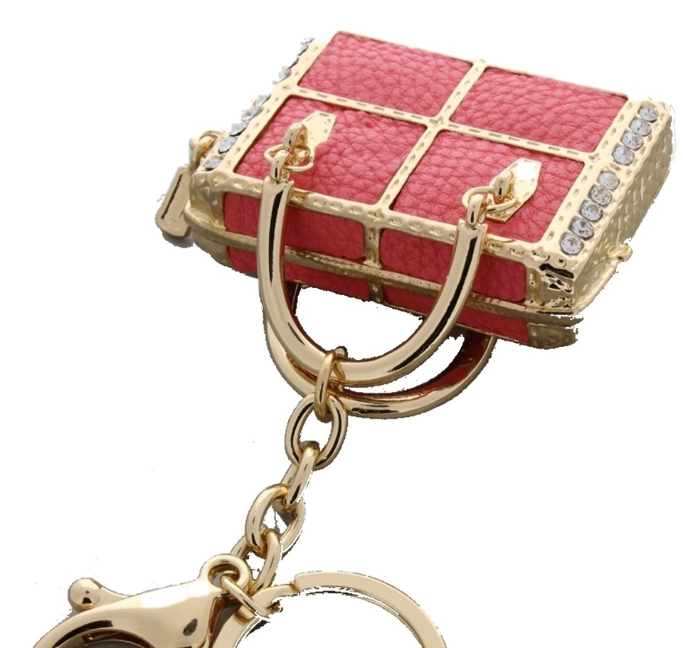 Charming Rhinestone Bling Purse Shaped Key Chain Purse Fob Bag Charm | eBay