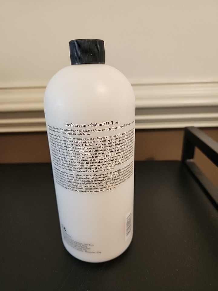 Philosophy Fresh Cream Shampoo, Shower Gel and Bubble Bath 32 fl. oz ...