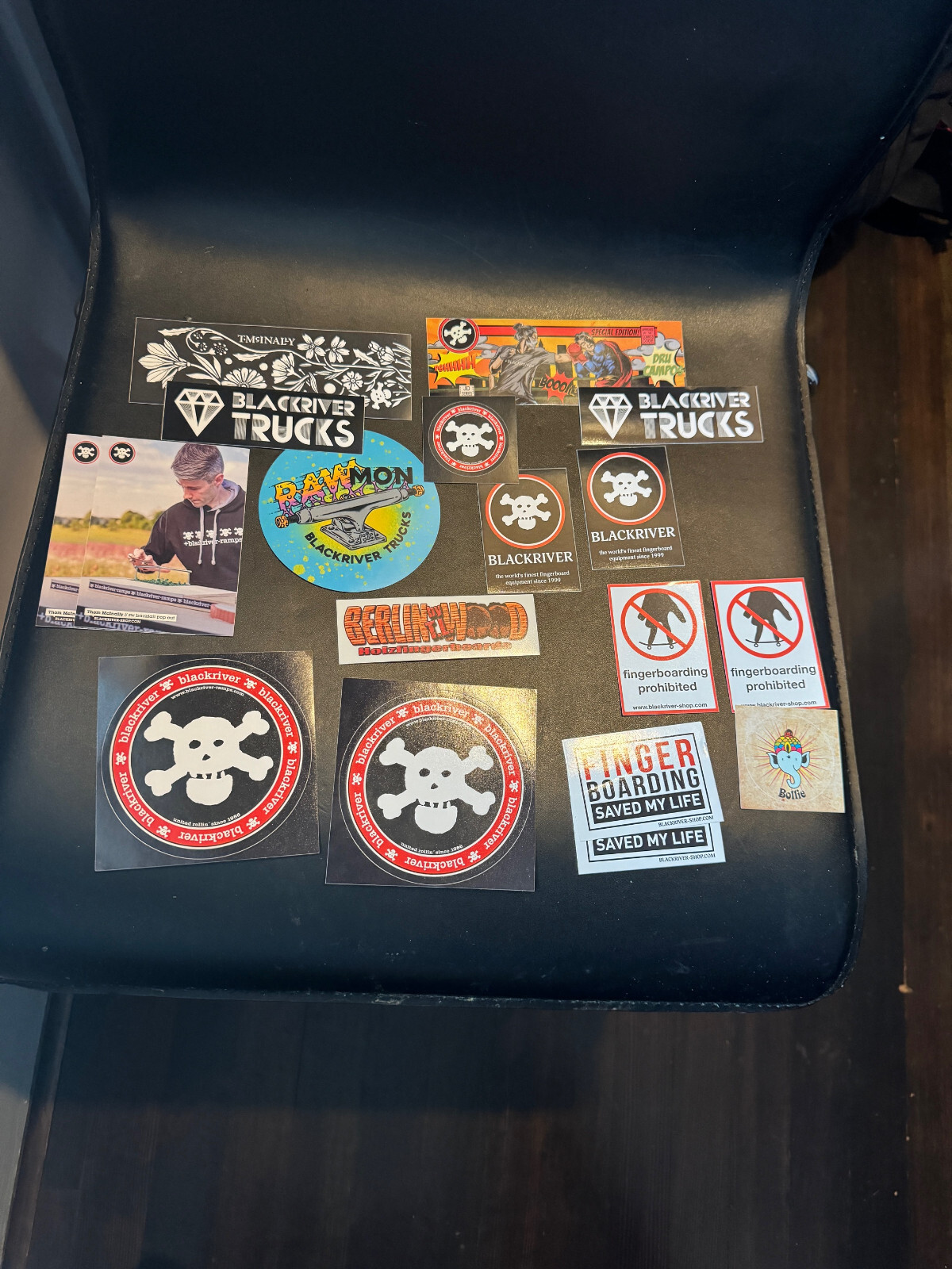 NEW Blackriver Fingerboard Stickers lot set | eBay