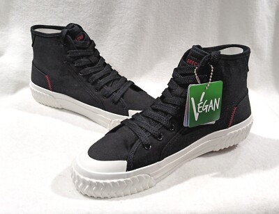 Skechers Street Trax Hi Tread Highly Black/Wht Women's High Top ...