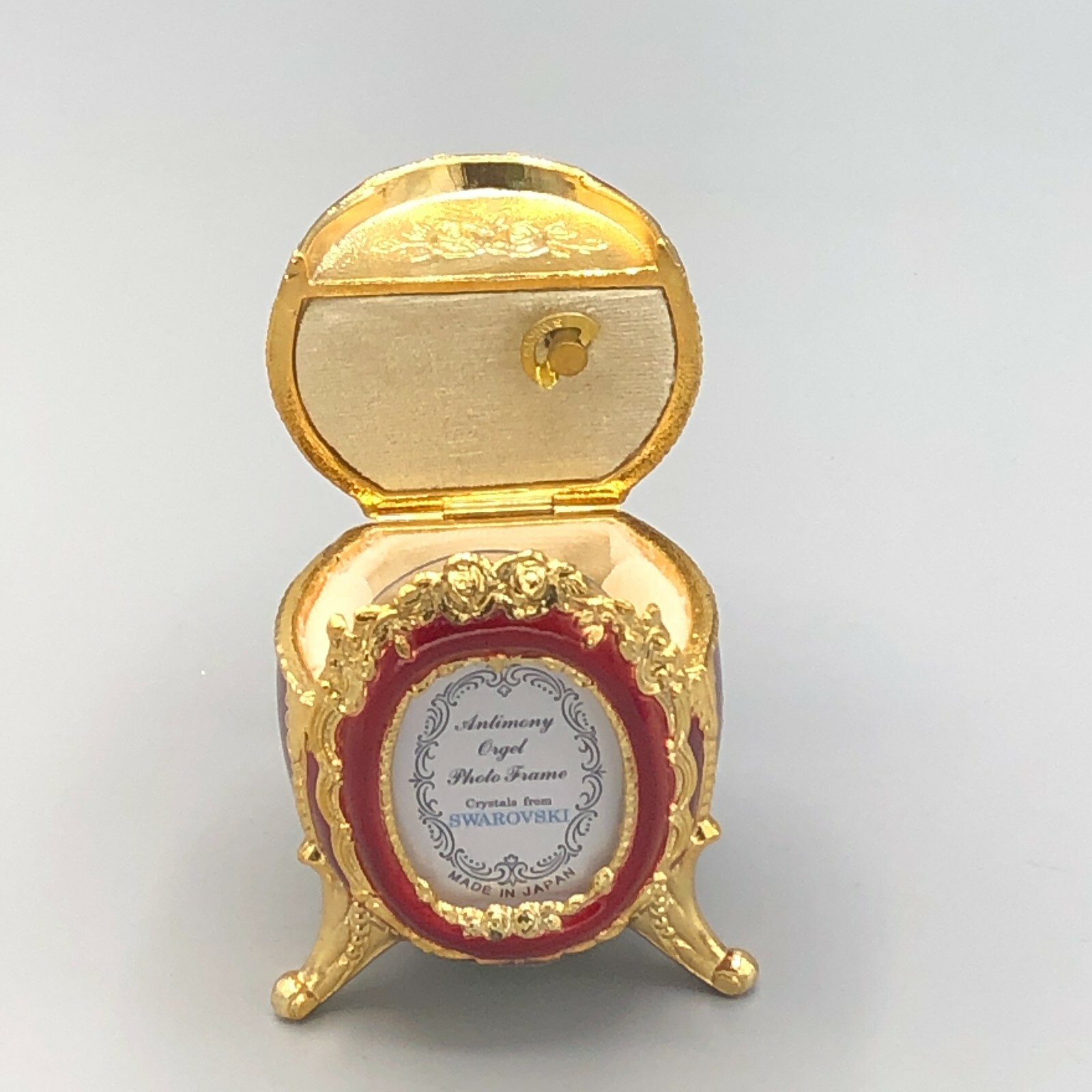 Red Egg shaped Music Box by Splendid, plays Unmistakably You | eBay