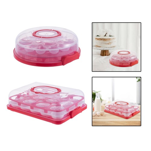 Cake Carrier with Lid Dustproof Cake Carrying Case Cake Transport ...