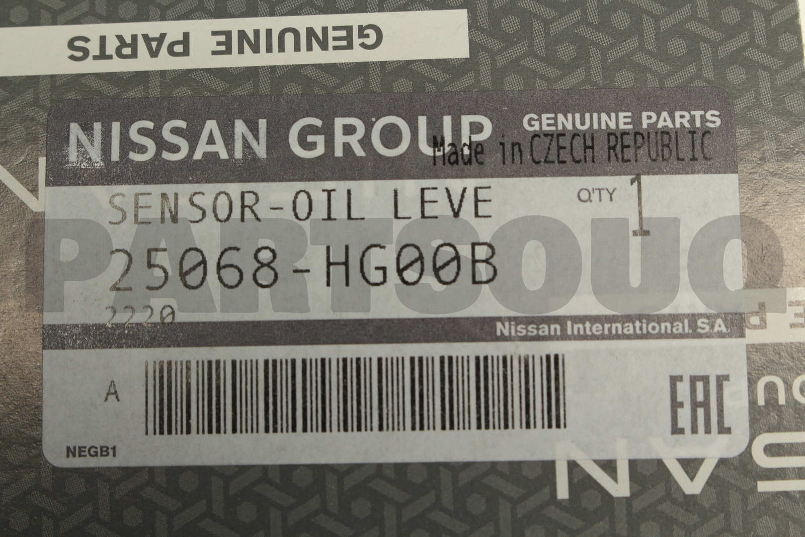 25068-hg00b Nissan Sensor-oil Level 25068HG00B Genuine OEM Part for ...