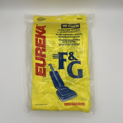 Eureka F & G Disposable Dust Bags 10 Pack 54924A New Sealed | eBay