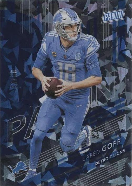 2024 Panini National Convention - Jared Goff #9 Cracked Ice /25 for ...