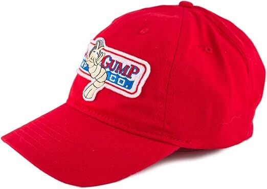Bubba Gump Shrimp Red Hat Cap - Official Forrest Gump Merchandise ...
