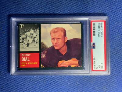 1962 Topps #130 BUDDY DIAL Pittsburgh Steelers SHORT PRINT PSA 5 | eBay