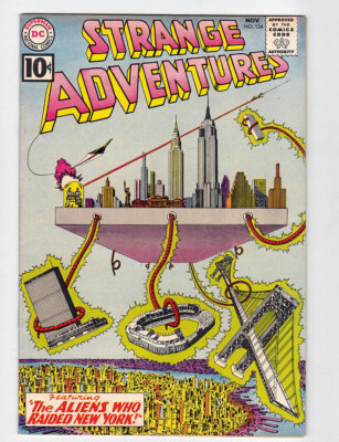 STRANGE ADVENTURES #134 8.0 HIGH GRADE 1961 OW/W PAGES GREG EIDE ...
