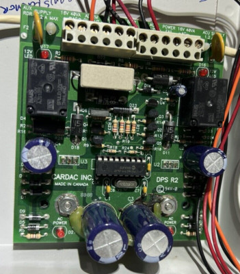 Keyscan Cardac Security Card Access Control Panel Power Supply Board ...