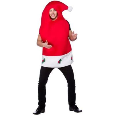Wicked Costumes Santa Hat Adult Unisex Christmas Fancy Dress Costume ...
