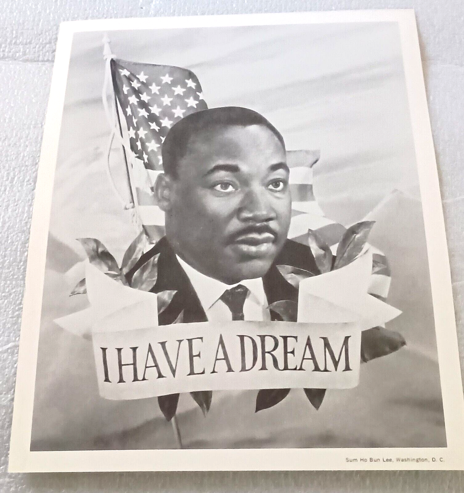 MLK Martin Luther King I Have A Dream Illustrated Tribute Portrait ...