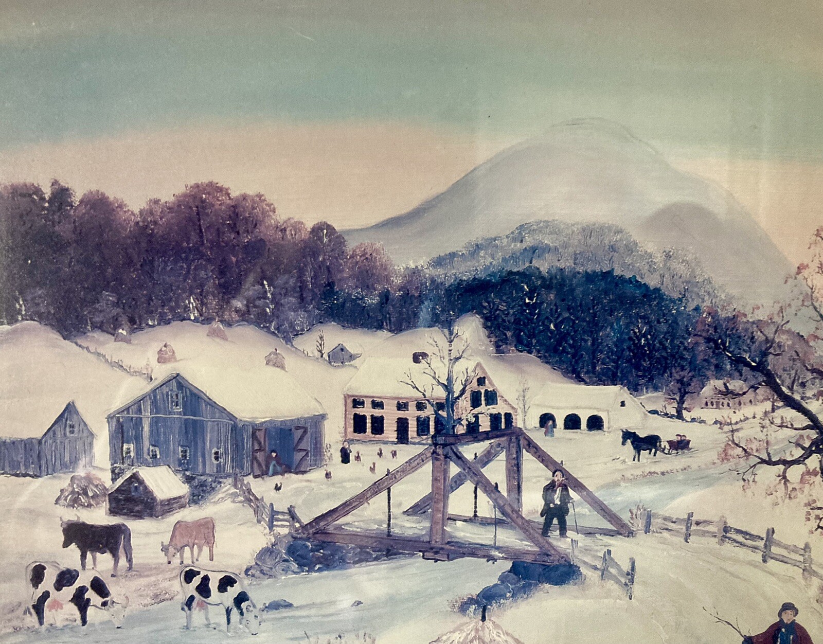 WILL MOSES Eagle Bridge Lithograph 223/1000 Pencil Signed & Numbered | eBay