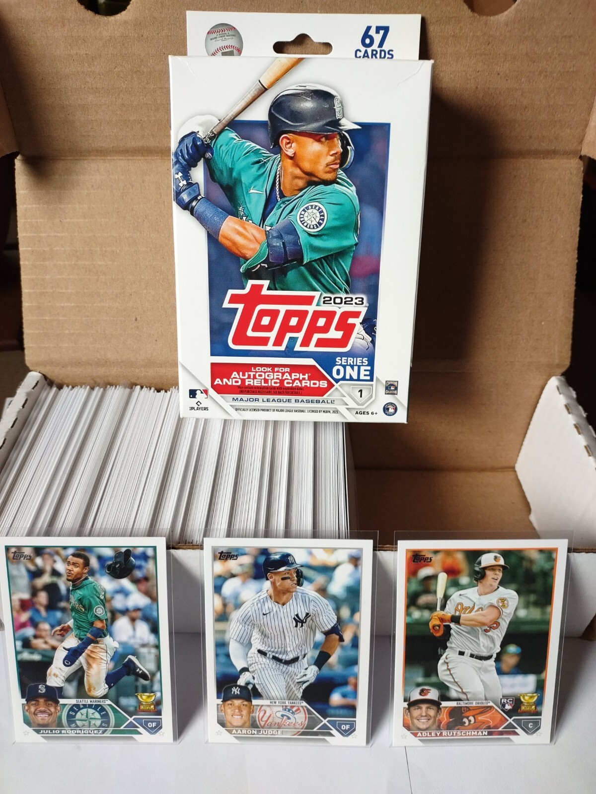 **FULL BASE SET** 2023 Topps Series 1 Complete Base Set Baseball Cards ...