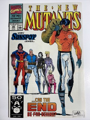 New Mutants 99 1st Feral 1st Shatterstar (Cameo) Sunspot Leaves 1991 ...