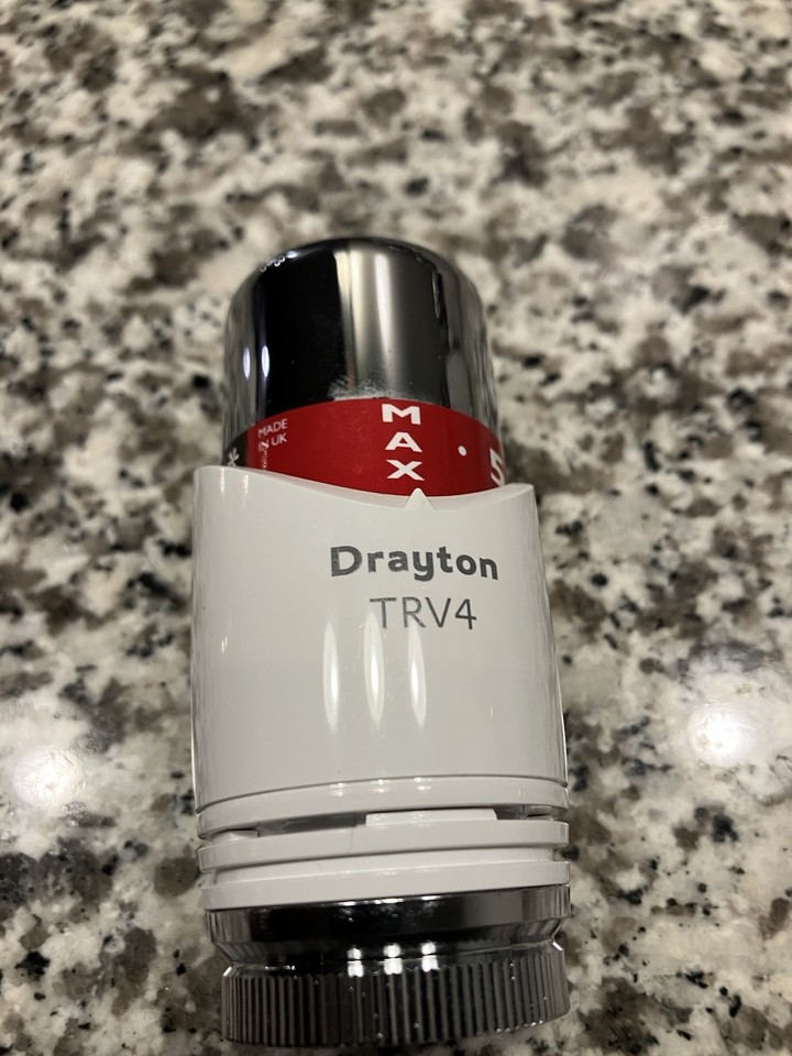 Drayton TRV4 Thermostatic Radiator Valve Head White Replacement | eBay UK