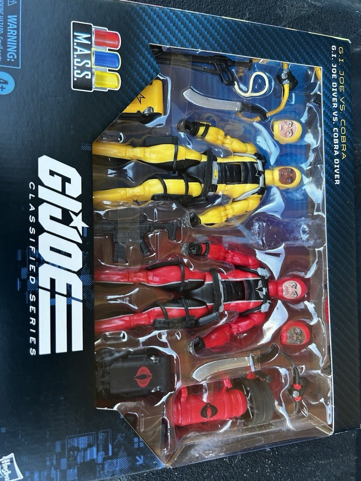 IN HAND G.I. Joe Classified Series #169 GI JOE DIVER Vs COBRA 2pk No ...