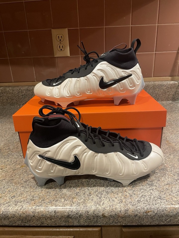 Nike Vaporposite Pro Football Cleats Pearl Black True Red HM6870-200 ...