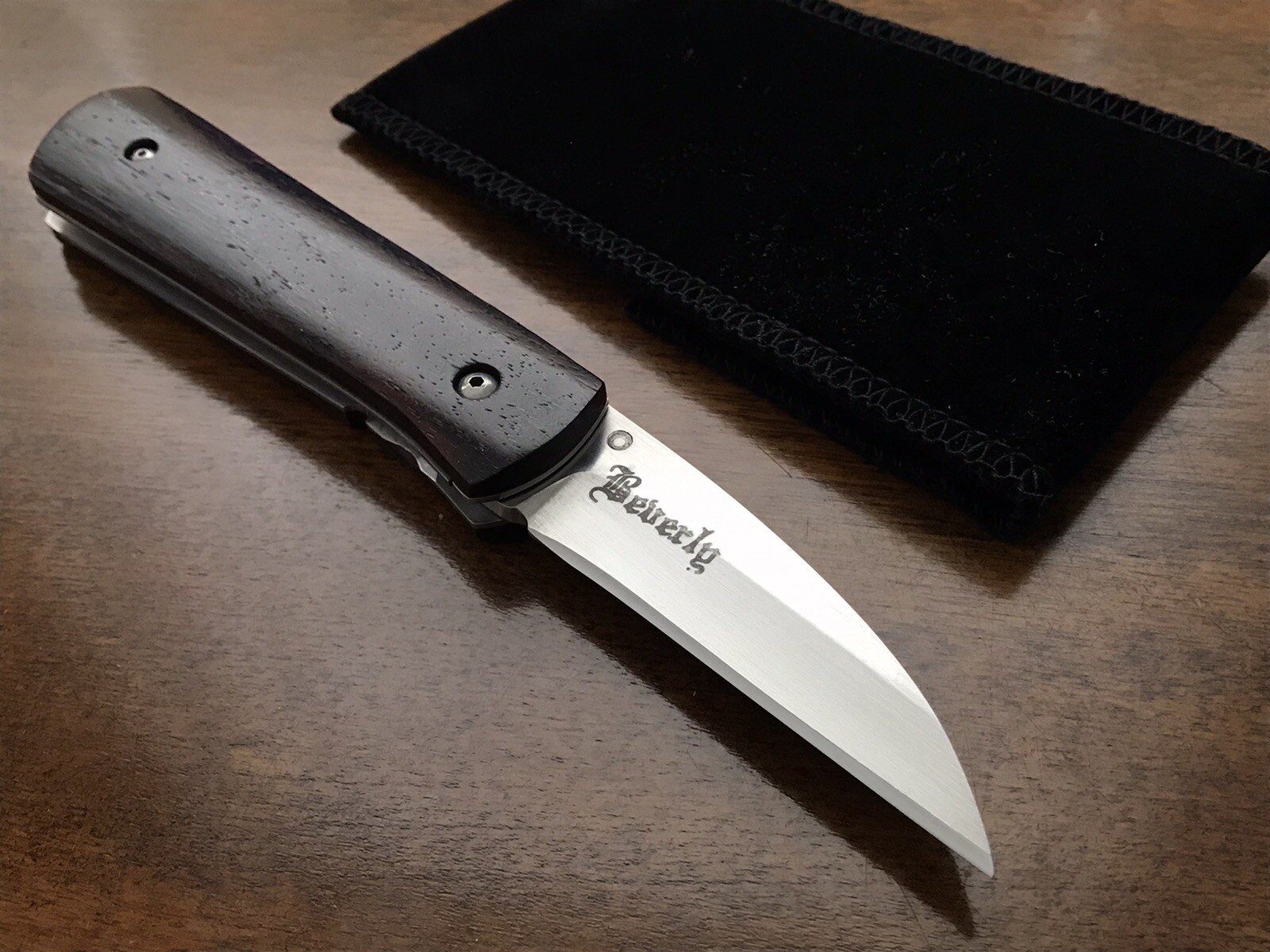 Larry Beverly Custom Folding Knife Northern Virginia Knife Collectors ...