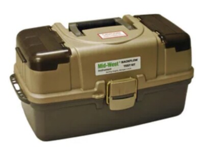 Backflow Test Kit Case With Foam Mid-West Instrument PVB Carrying Tool ...
