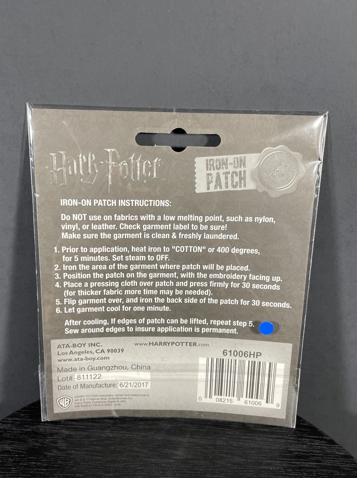 Harry Potter RAVENCLAW House Crest Embroidered Iron On Patch NEW | eBay