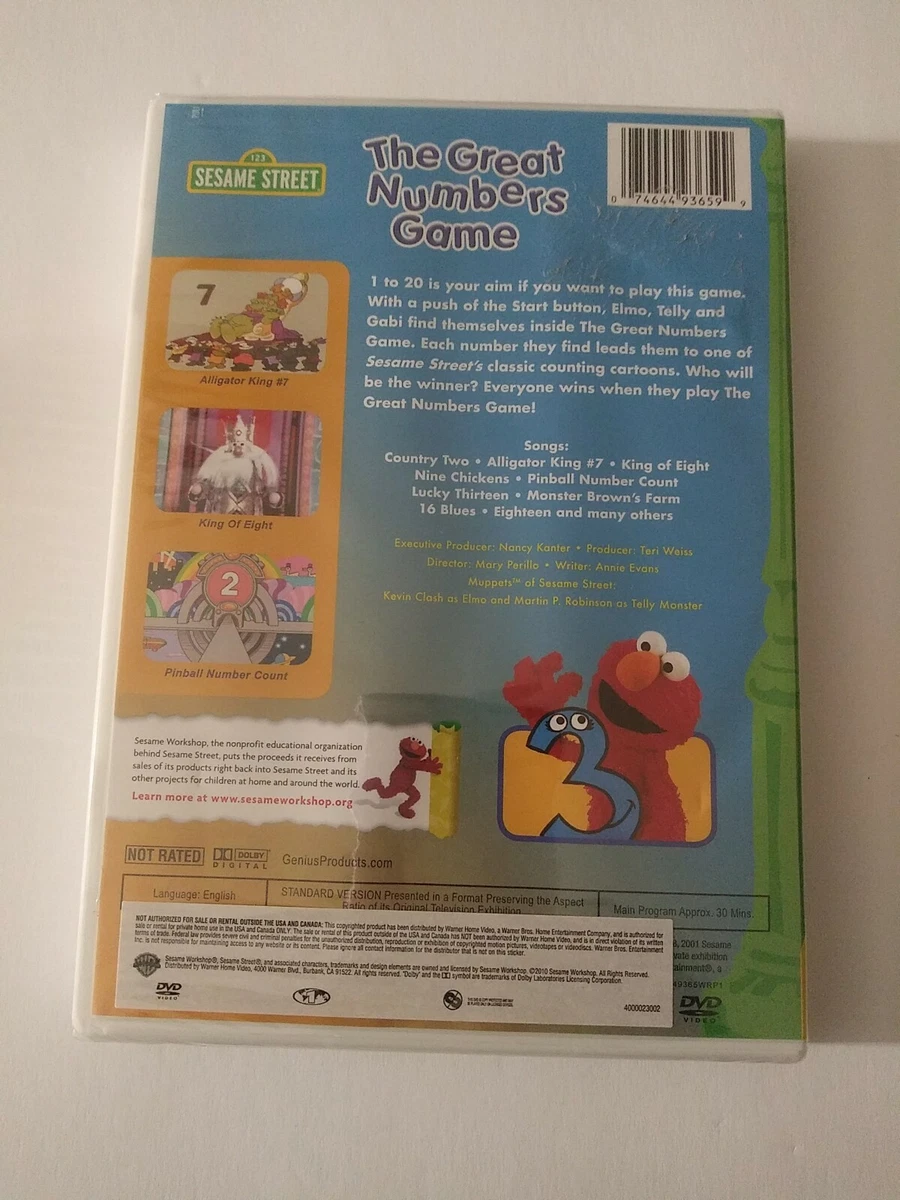 Sesame Street The Great Numbers Game Vhs Ebay