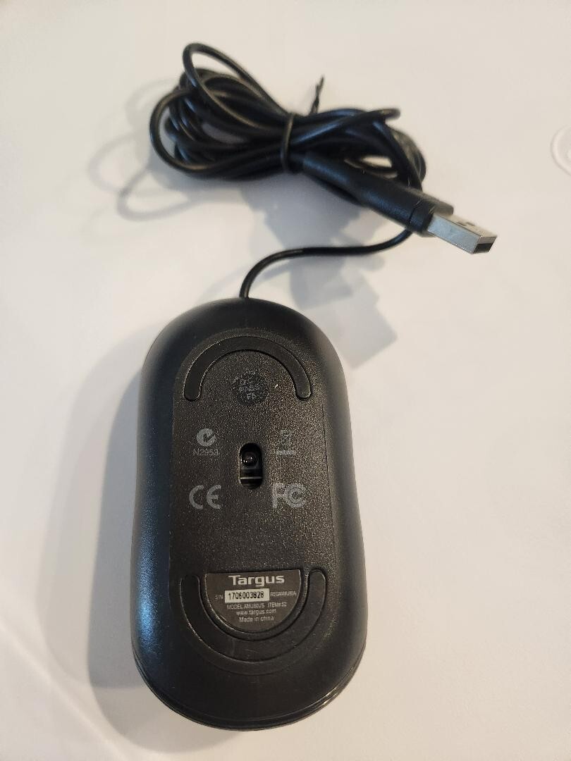 Targus AMU80US Optical Mouse 92636248758| eBay