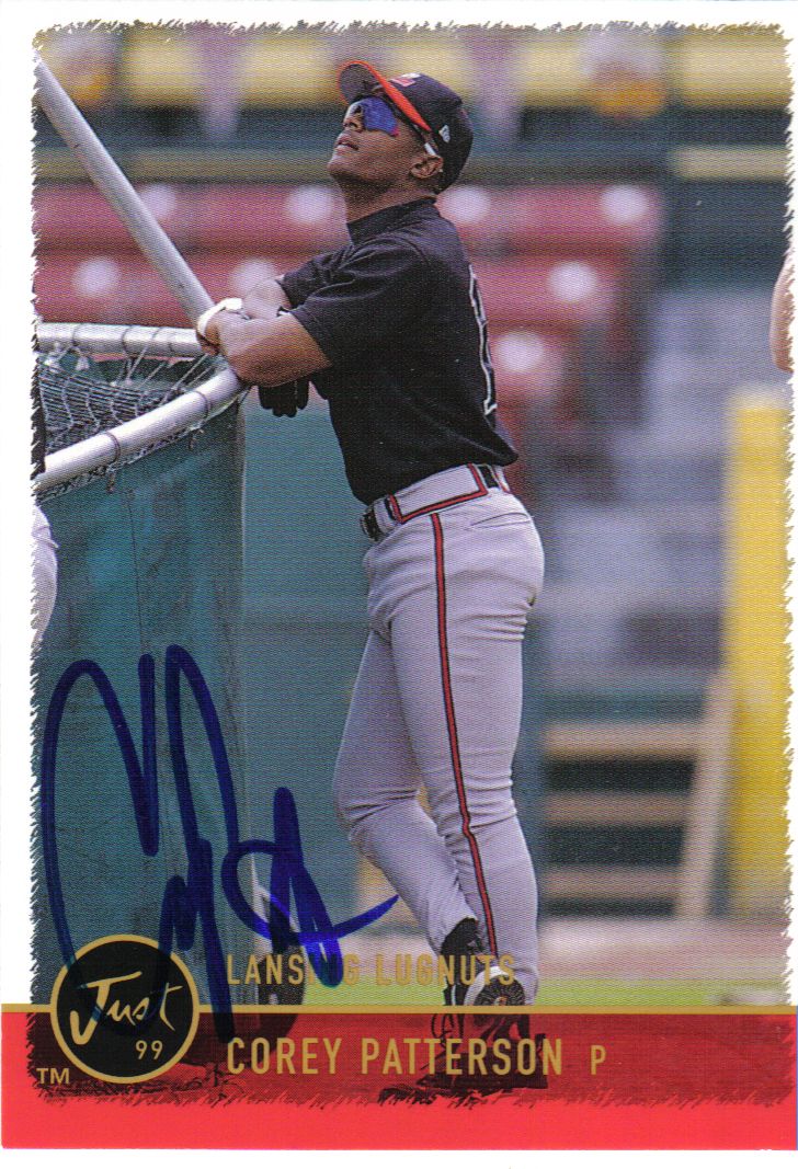 Corey Patterson Chicago Cubs Just 99 Autographed Card | eBay