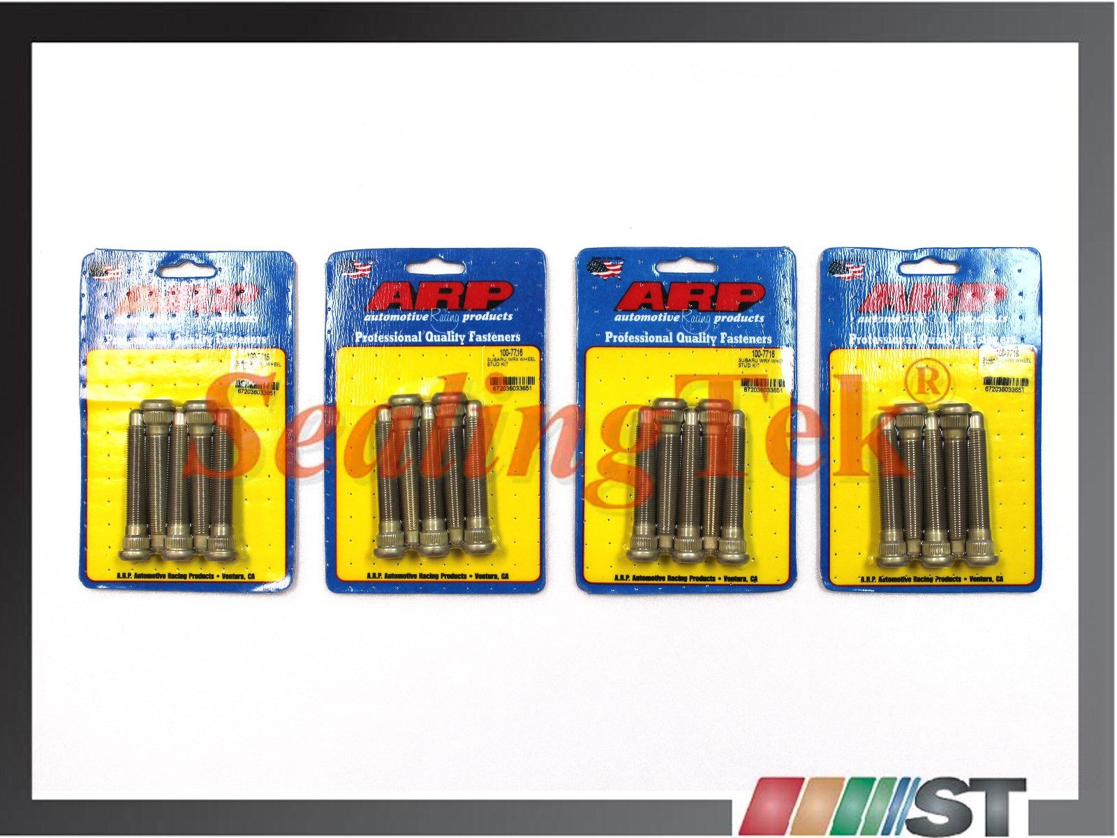 ARP 100-7716 Extended Length Wheel Stud Kit 5-lug 4 packs 20pcs WRX STi ...