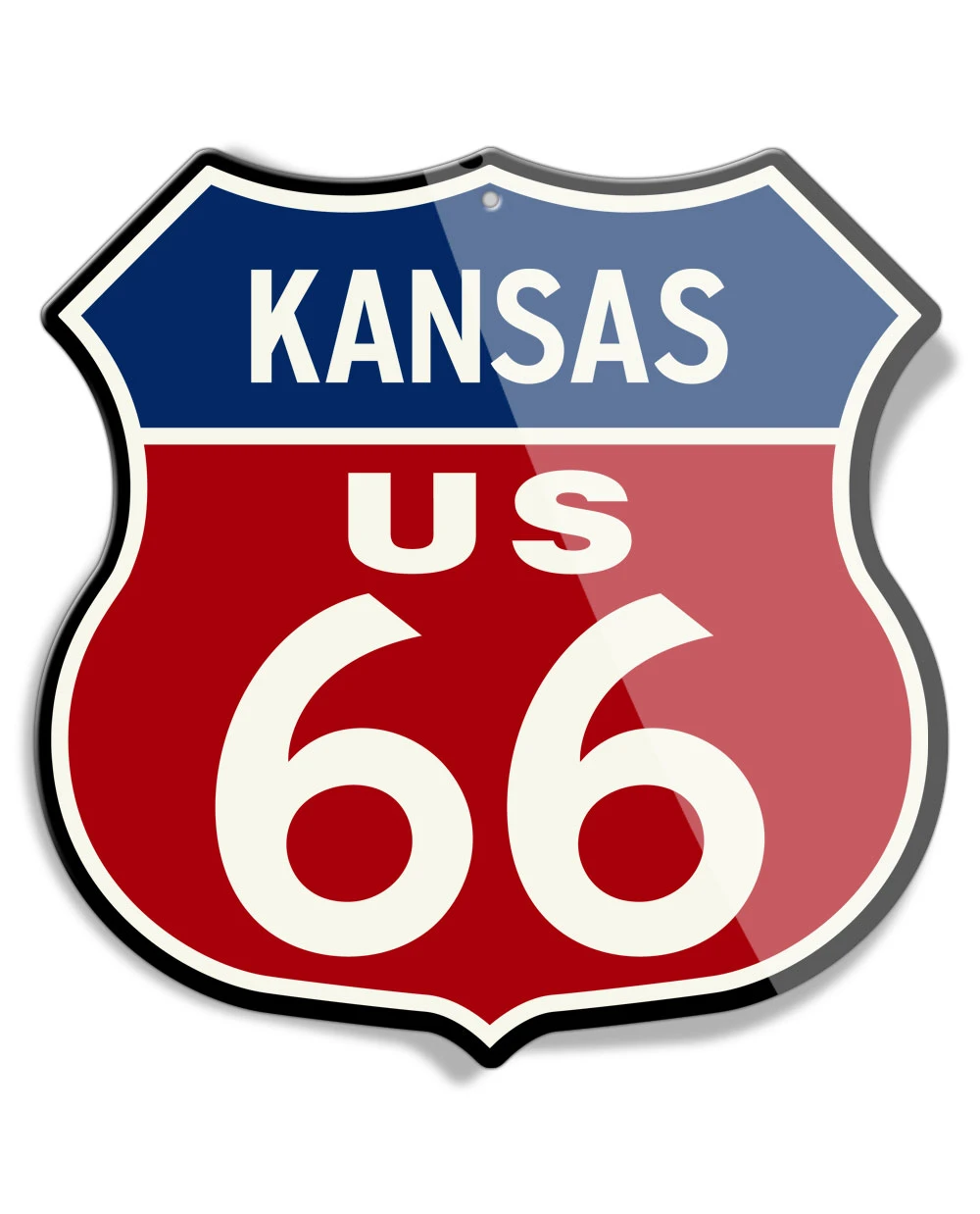 Route 66 Color - All States Available - Shield Shape - Aluminum Sign | eBay