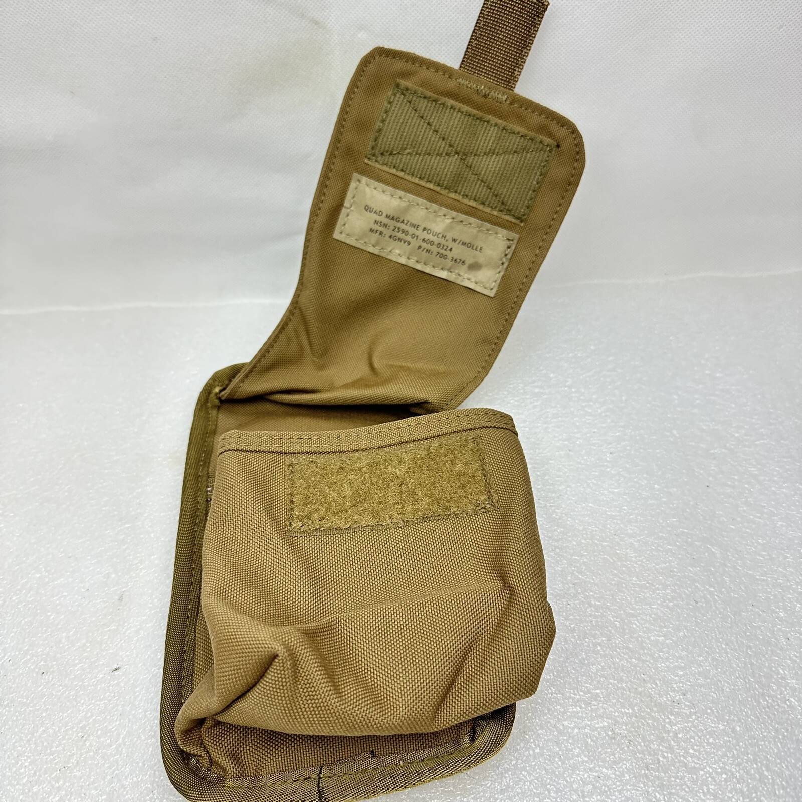 BMI Defense Systems Turret Gunner MOLLE Quad 4- Magazine Pouch Coyote ...