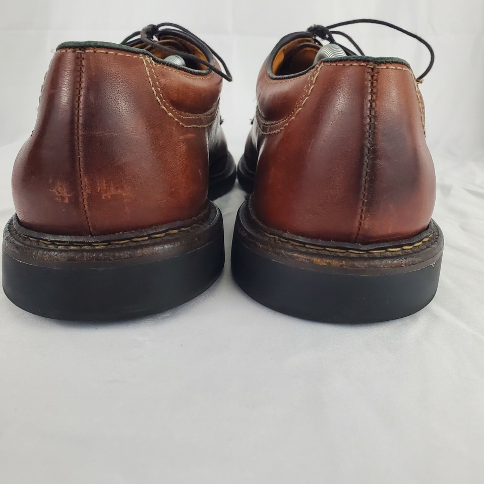 ALLEN EDMONDS Wilbert 1951 Brown Oxford Moc Toe Comfort Shoes Mens Size ...