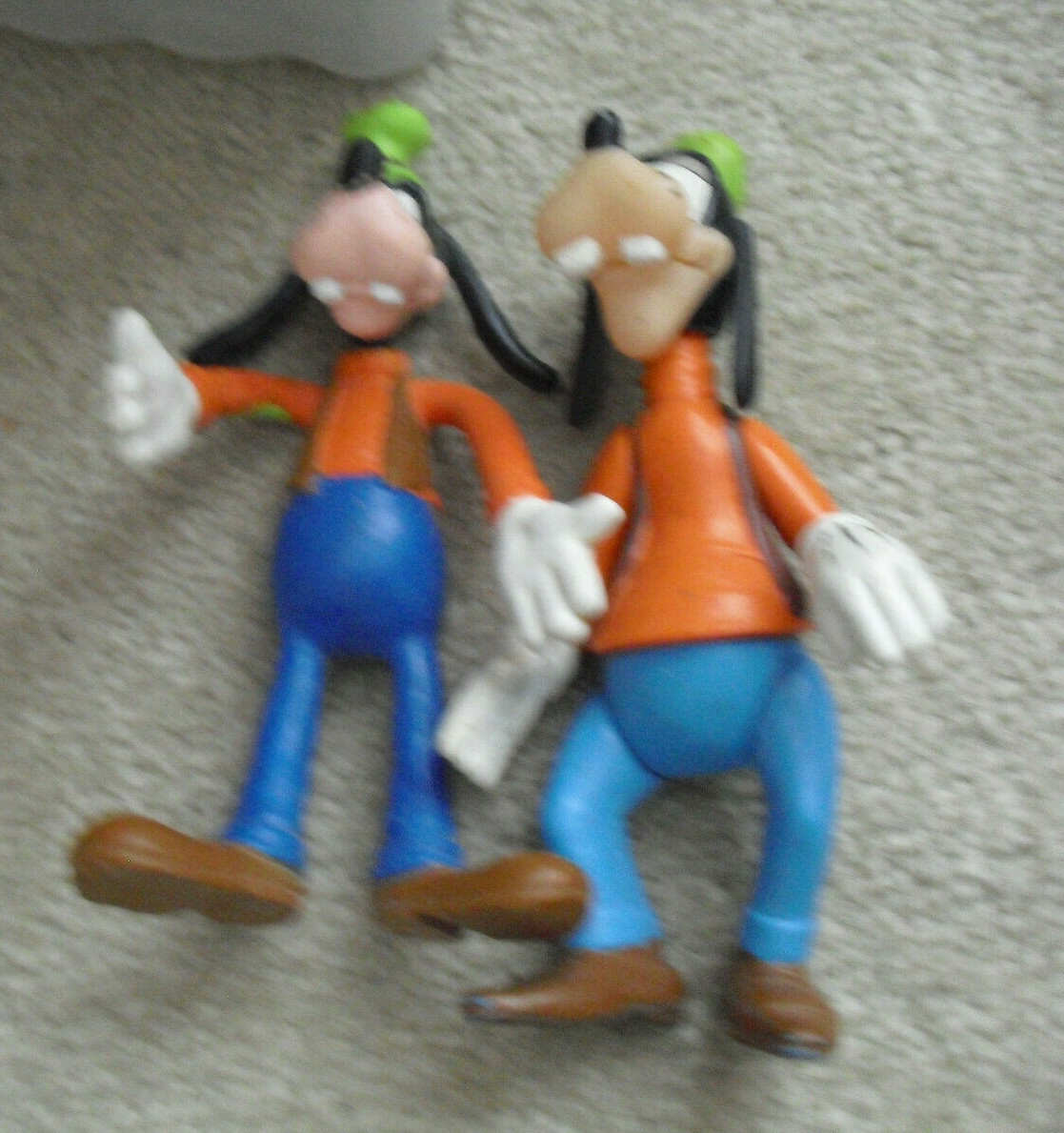 Lot of Plastic and Bendy Goofy Figurines 6 and 6 1/2" Tall | eBay