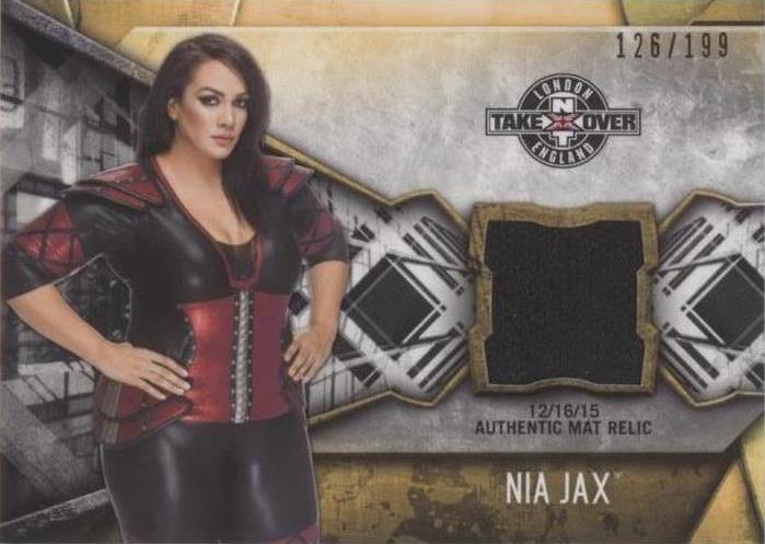 2017 Topps WWE Women's Division - Mat Relics Nia Jax #MR-NIA /199 (MEM ...