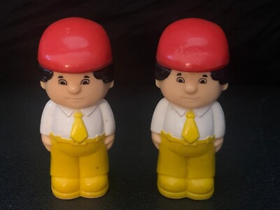 1989 Vintage Playskool Little Man Figures W/ Red Hat Toy | eBay