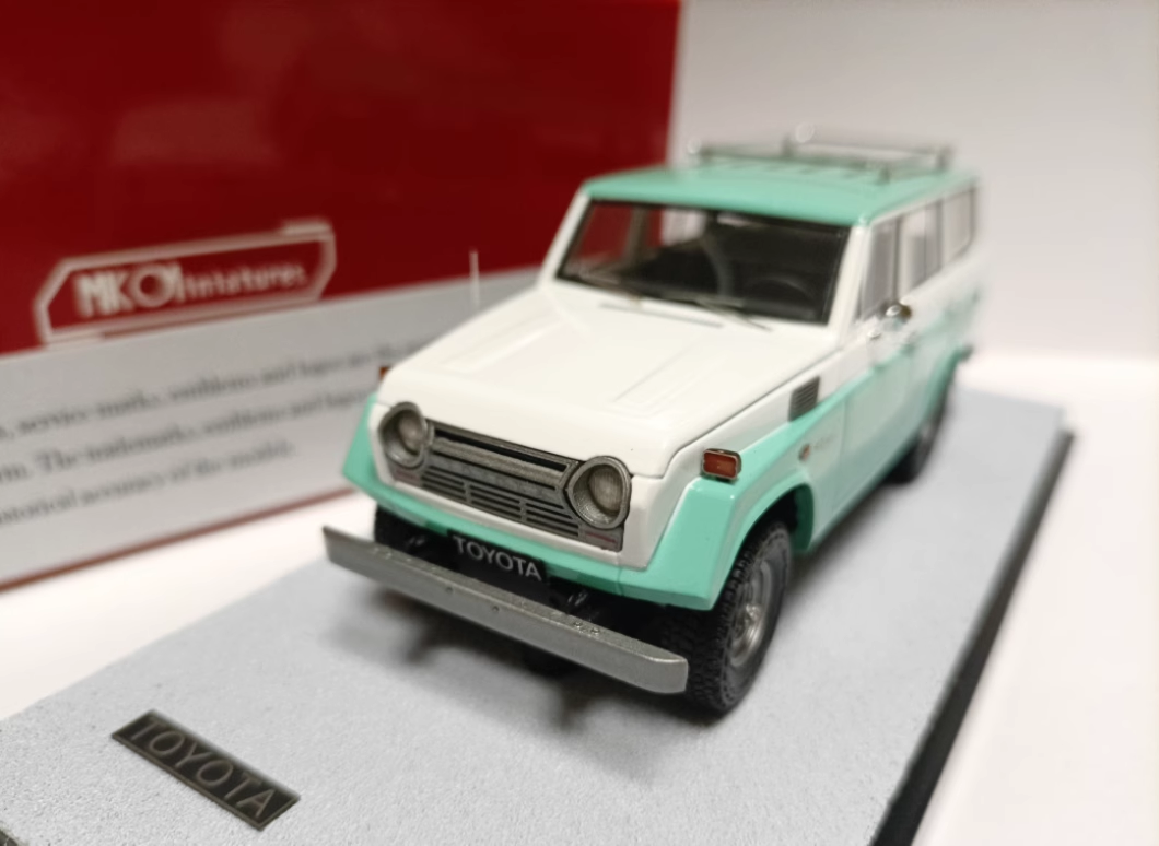 MK 1/43 Toyota LandCurier FJ55 1978 Green White | eBay