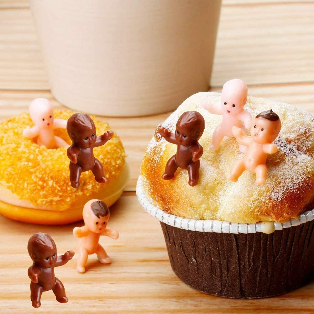 90 Pieces Mini Plastic Babies, 1 Inch Small Plastic Baby Dolls Shower ...