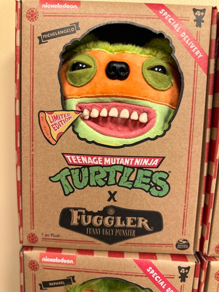 4 FUGGLER TMNT Teenage Mutant Ninja Turtle Ugly Monster SPIN MASTER LTD ...