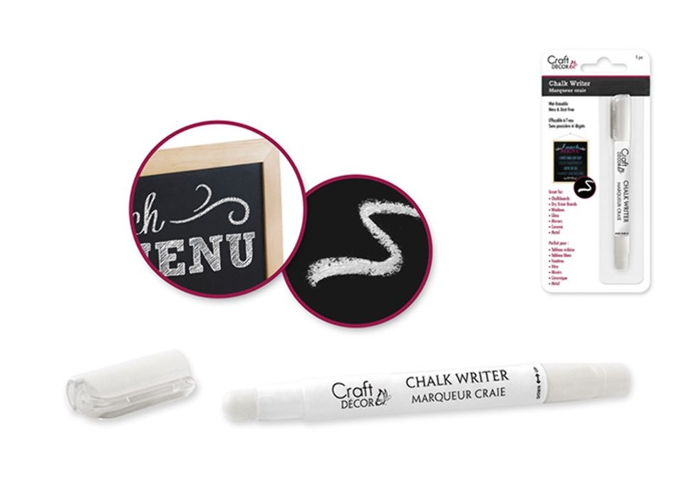 Multi Craft Decor Wedding Chalk Writer for Chalkboard Writing, White ...