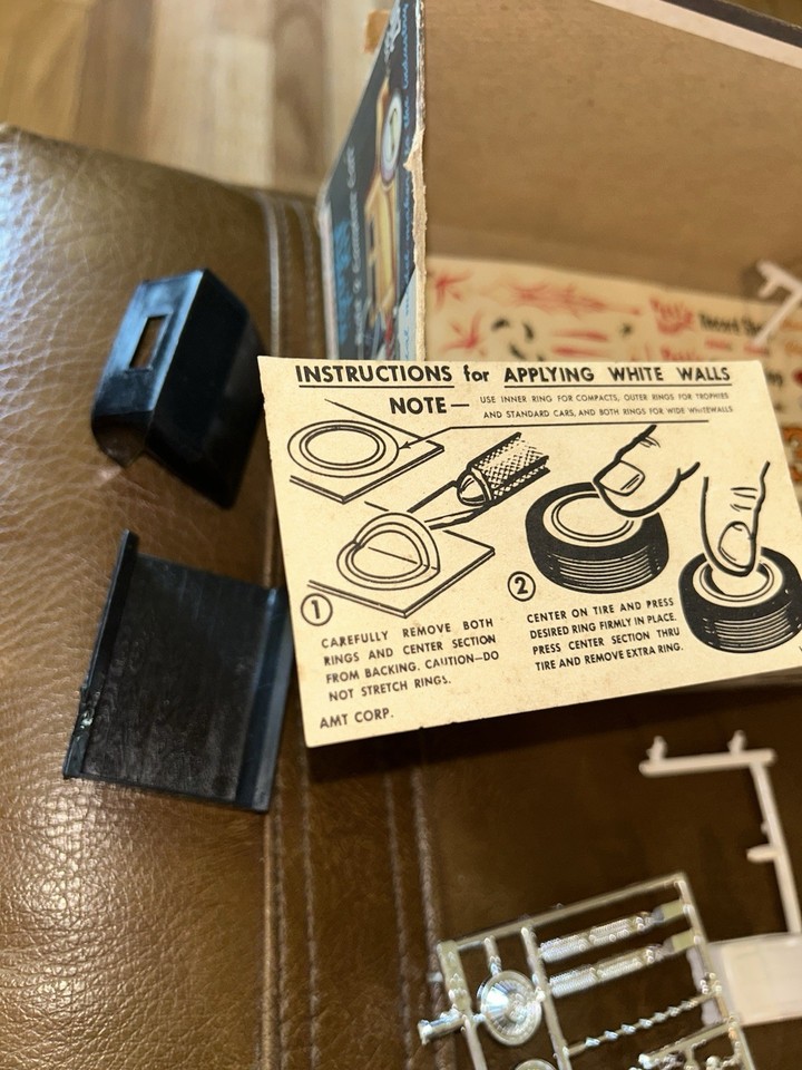 Vintage AMT 1925 3 In 1 Model Kit Box + Spare Parts (incomplete) & 1964 ...