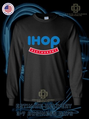 New IHOP Restaurant Men's Long Sleeve T-Shirt American Dotees S-5XL T ...